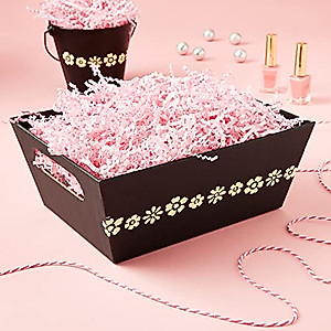 MICHAELS Bulk 12 Pack: Black Gift Basket with Handles by Celebrate It™