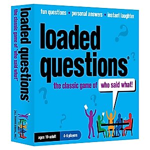 All Things Equal, Inc. Loaded Questions - The Family/Friends Version of the Classic Game of 'Who Said What' ,Blue