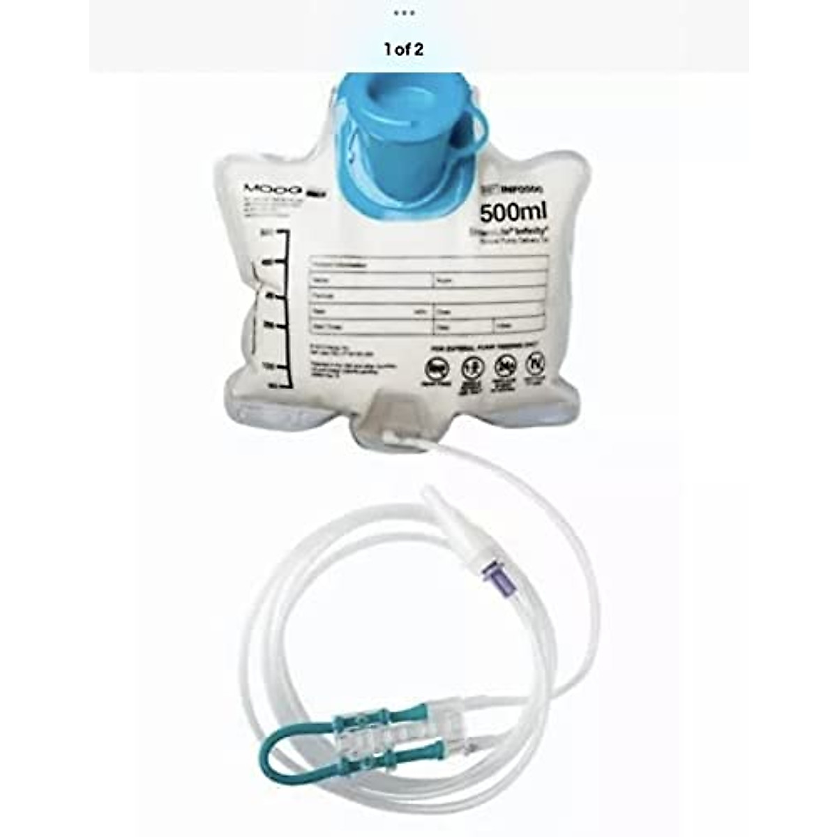 Infinity Feeding Pump Bags INF0500-A Legacy with Transition Connector - 30 Units
