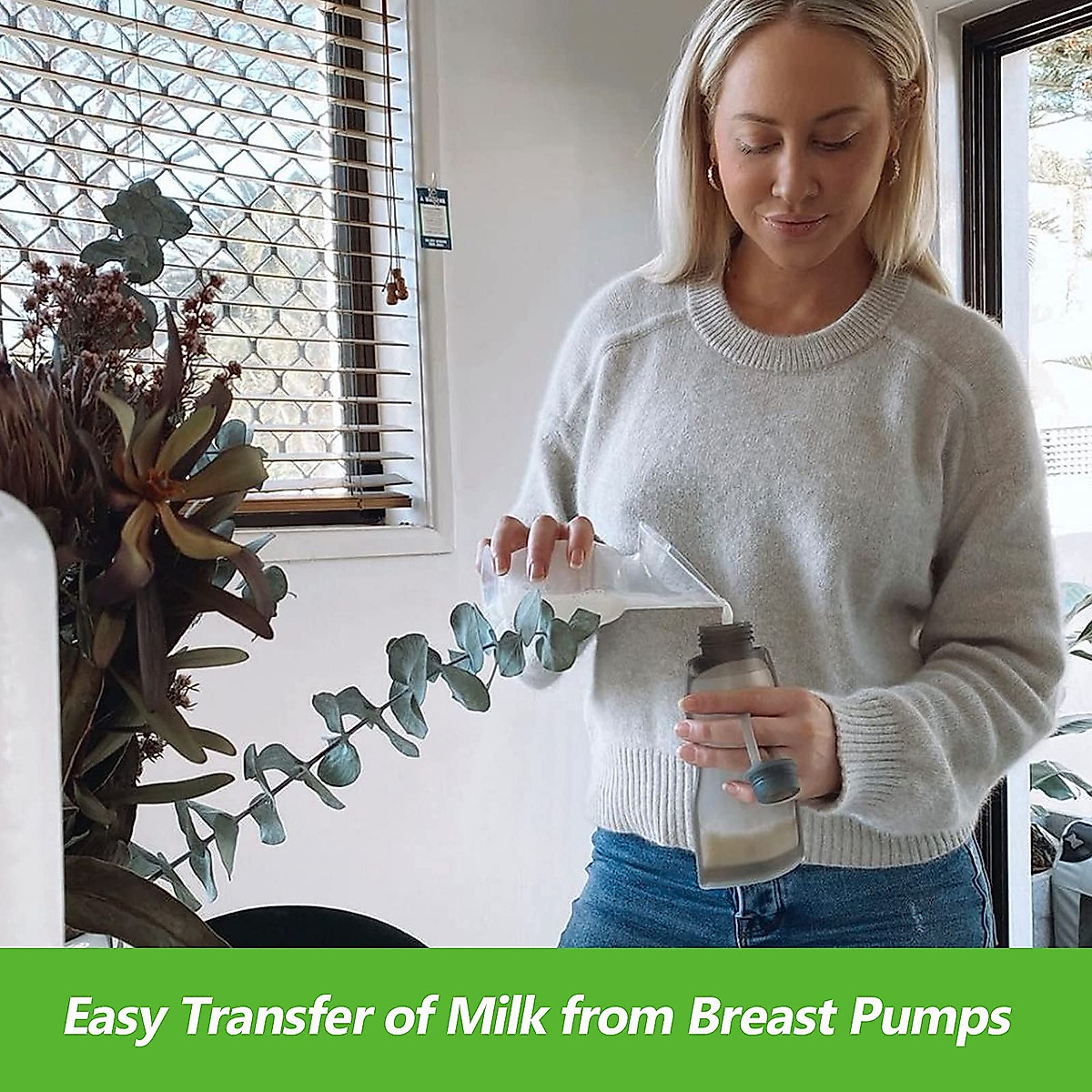 haakaa Silicone Manual Breast Pump 5.4 oz & Reusable Breastmilk Storage Bag 9oz Set - Milk Collector| Letdown Catcher| Leak Proof Storing Pouches| Breast Milk Saver for Breastfeeding Moms