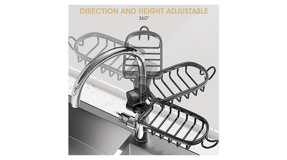 CZMIYRPY Stainless Steel Faucet Rack for Kitchen & Bathroom