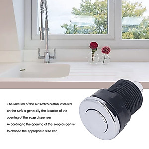 AYNEFY Air Switch Bath Disposer Kit Massage Valve Sp Button Massaging 125 250V Garbage Disposer Bathing Shower for Replacement Parts