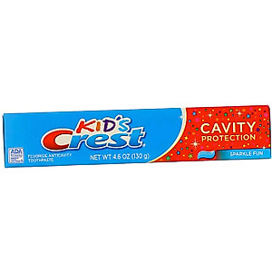 Crest Toothpaste Kids' Cavity Protection, Sparkle Fun Flavor 4.60 oz