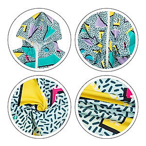 EOSIEDUR Women's One Piece Tracksuit Outfits Windbreaker Jacket Camouflage Crop Top Pants Jumpsuit Set Plangi S