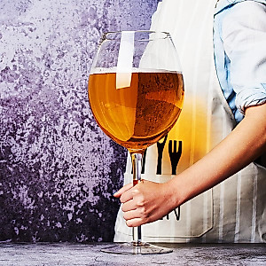 YUANXIN Giant Wine Glass Huge Stemware Creative Oversized Goblet Extra Large Champagne Glasses Beer Mug Red Wine Glasses（3200m）