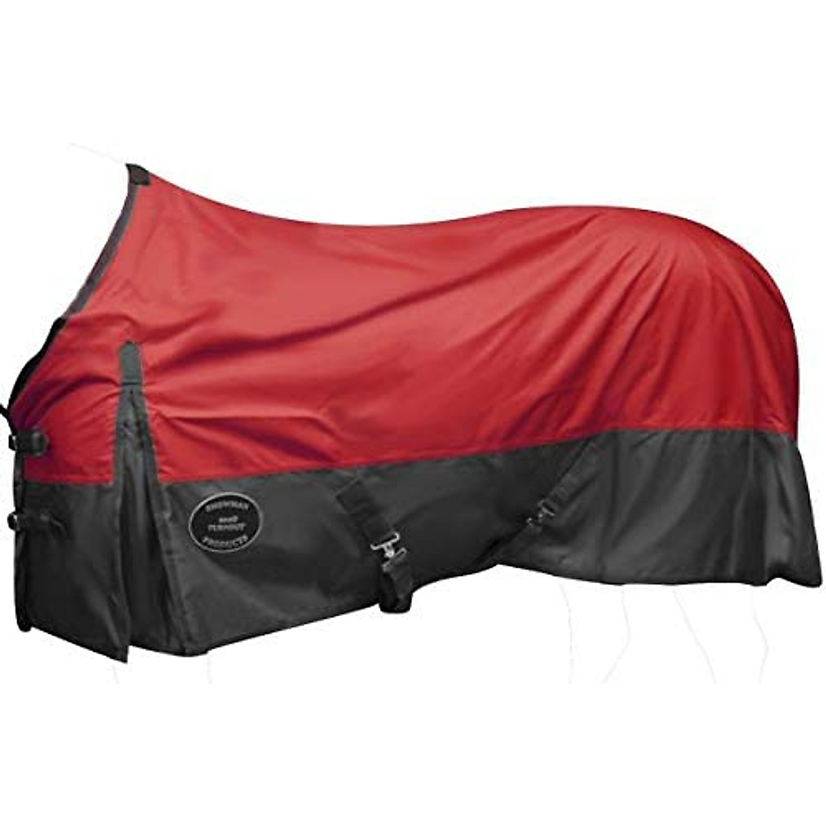 Showman 1200 Denier Ripstop Nylon Turnout Waterproof Sheet! Sizes 68" - 82" & 4 Color Choices! New Horse TACK! (Red, 78")