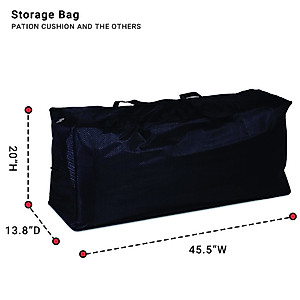 Turtle Life 84 Inch Outdoor Heavy Duty Durable UV Water Resistant Anti-Fading Loveseat Cover with Outdoor Patio Storage Bag,31 Inch Patio Chair Cover 2 Pack, Black