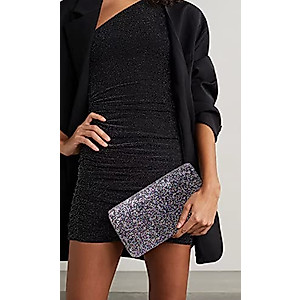 sioglam Rhinestone Evening Clutch Sparkling Diamonated Purse for Women Girls Prom Cocktail Party Wedding Night Out Bag