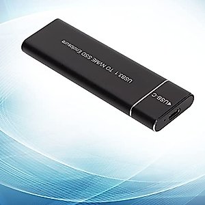 M.2 NVMe SSD Enclosure, USB3.1 SSD Enclosure Ultrathin Fast Transfer Type C Interface for PC