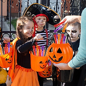 Shemira 80PCS Halloween Bubble Wands, Mini Bubbles Party Favors for Kids, Halloween Party Favors, Halloween Goodie Bag Stuffers, Classroom Prizes Gifts for Kids, Halloween Trick or Treat Toys Bulk