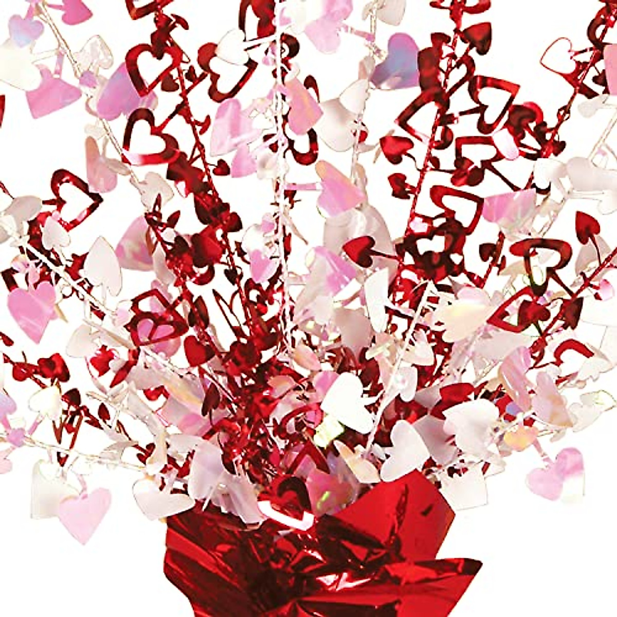 Beistle Heart Gleam 'N Burst Centerpiece, 15-Inch, 1 Per Package