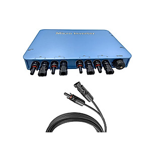 Solar Cable 10 Feet 2x10 AWG Twin Wire Solar Extension Cable, Copper Strand with Female and Male Connectors, Solar Panel Cable Wire & Adaptor for Home, Shop and RV Solar Panels.