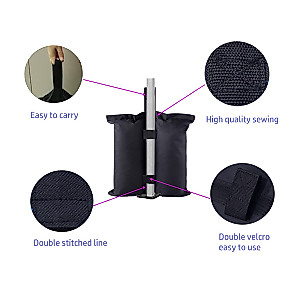 BEISUOSI Balance Weight Sandbags, for Patio Umbrella, Pop Up Tent, Canopy, and Other Outdoor Furniture