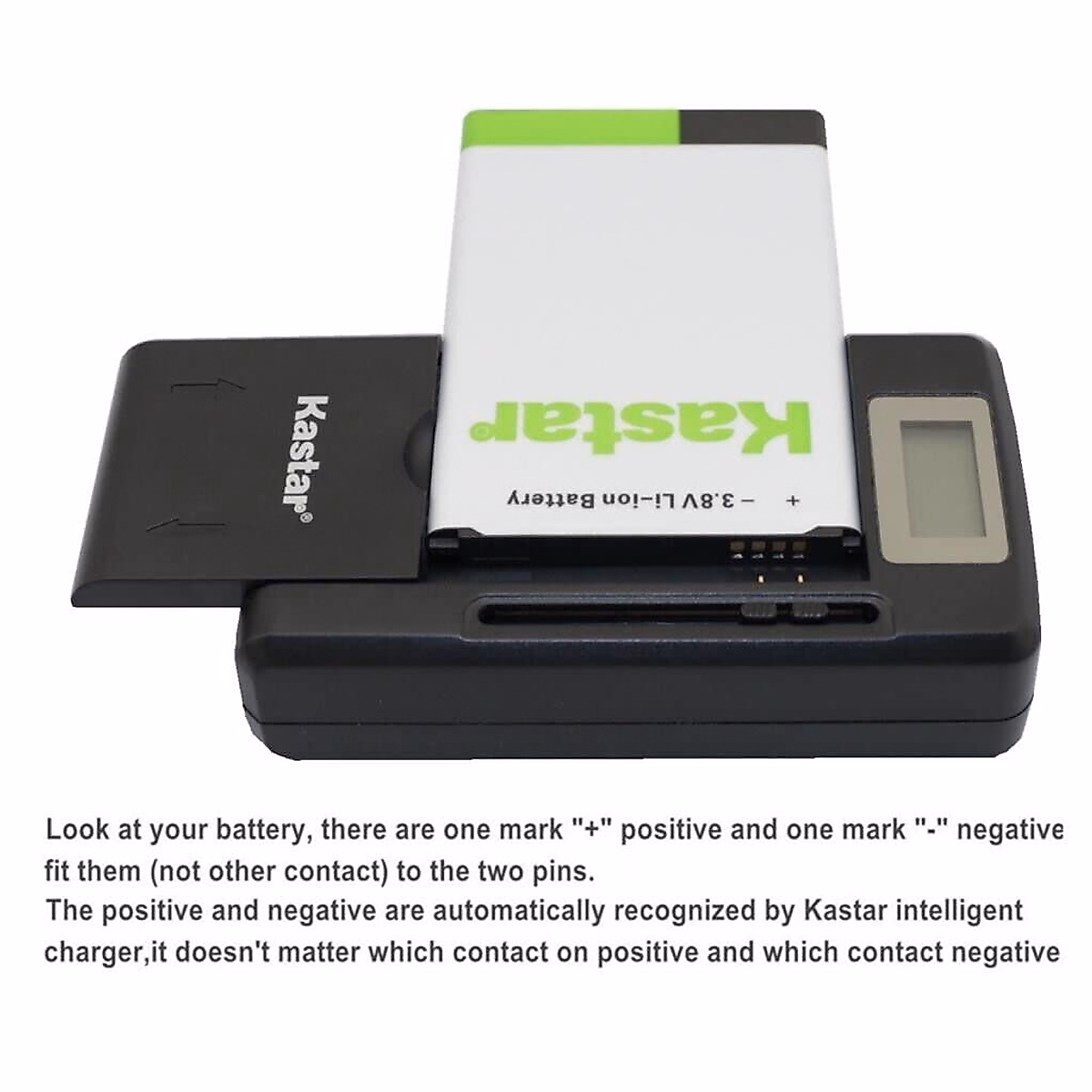 Kastar 3-Pack BL-5B Battery and Smart LCD Charger Replacement for Nok 2610 3220 3230 5140 5140i 5200 5300 5500 5500 Sport 6020 6021 6061 6070 6080 7260 7360 N80 N90 5070 6060 6120 Classic 6121