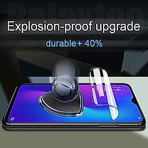 Iiseon High Sensitivity Protective Film for TCL 20 Pro 5G, 2 Pieces Transparent Soft Hydrogel Screen Protectors for TCL 20 Pro 6.67" [NO Tempered Glass] [Clear HD]