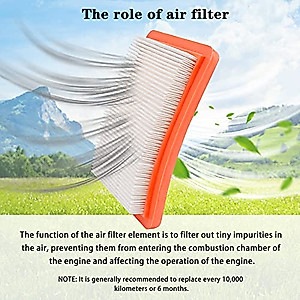 AWSZH 17211-Z8B-901 17211-zl8-023 Air Filter fit for Honda gc135 gcv135 gc160 gcv160 gc190 gcv190 gx100 and gxv57 Engines Lawn Mower Air Cleaner 491588 399959 F220 tillers, Bomag BT60(Pack of 2)
