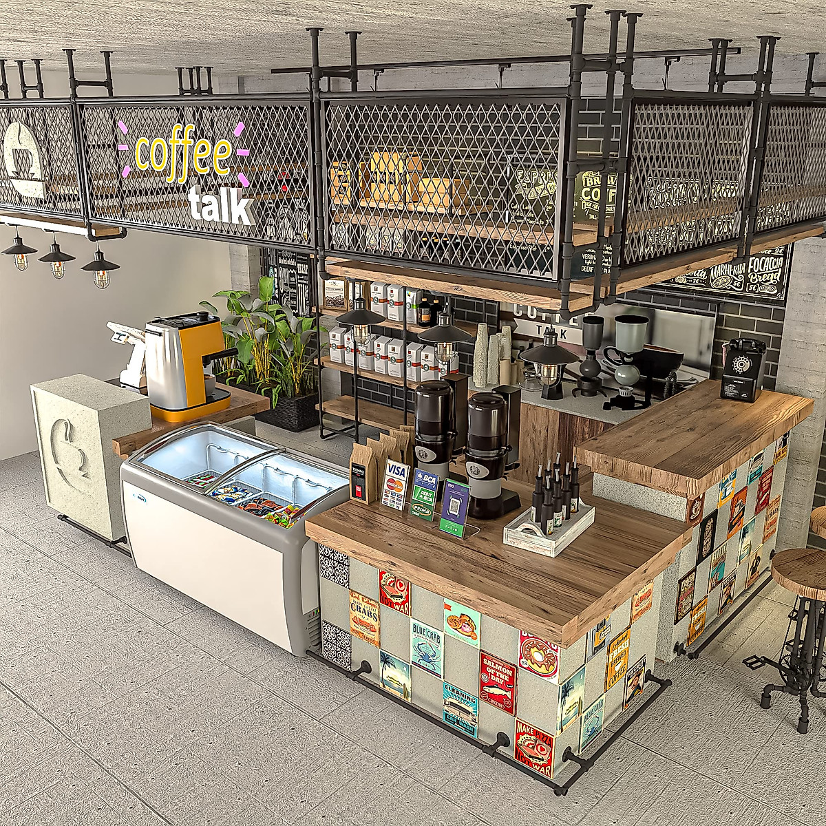 KoolMore MCF-16C Commercial Ice Cream Freezer Display Case, 16 Cu. Ft, White