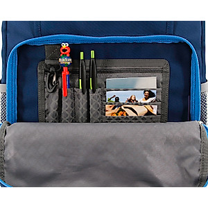 J World New York Sunlight Rolling Backpack. Roller Bag Wheeled Carry-On Luggage, One Size (Navy)