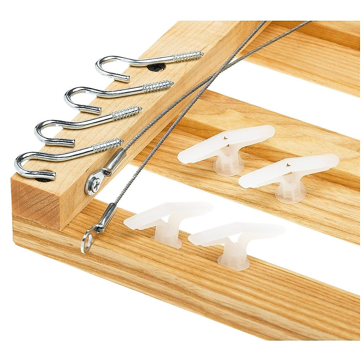 J.K. Adams Maple Stemware Rack