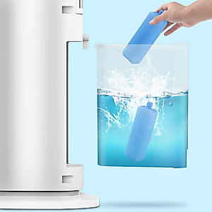 Evaporative Air Cooler, 70° Oscillating Cooling Fan for Room, LifePlus 42-Inch Bladeless Air Cooler with 1.32 Gal Water Tank, 4 Ice Packs, 12H Timer