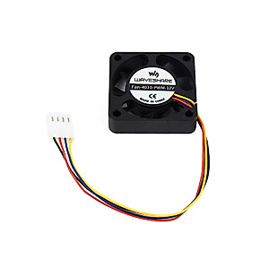Waveshare Dedicated Cooling Fan for Compute Module 4 IO Board PWM Speed Adjustment