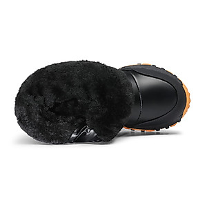 Bruno Marc Boy's Winter Boots,Black,Size 2 US Little Kid SBSB221K
