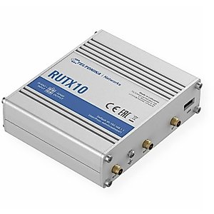 Teltonika RUTX10000200 Professional Ethernet Router, US PSU, 4 x Ethernet Ports, Digital Input/Output for Remote Monitoring, Compatible with Teltonika Remote Management System