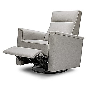 NAMESAKE Willa Recliner in Eco-Performance Fabric | Water Repellent & Stain Resistant Performance Grey Eco-Weave, 99.0 pounds