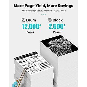 TN450+DR420 TESEN Compatible Toner and Drum Cartridge Replacement for Brother TN450 DR420 Use for HL-2270DW HL-2240 HL-2280DW MFC-7360N DCP-7065DN MFC-7240 IntelliFax-2840 Toners_Cartridges_Printer