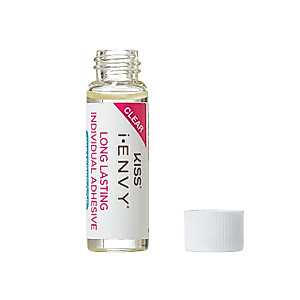 iENVY Individual Cluster Lash Glue, Strong Hold Individual Lash Adhesive, Waterproof Long-Lasting Individual Lash Glue, Clear (2 Pack)