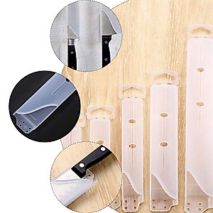 YARNOW 6pcs Knife Guards Universal Knife Cover Professional Knife Protector Plastic Knife Guards for Home Kitchen