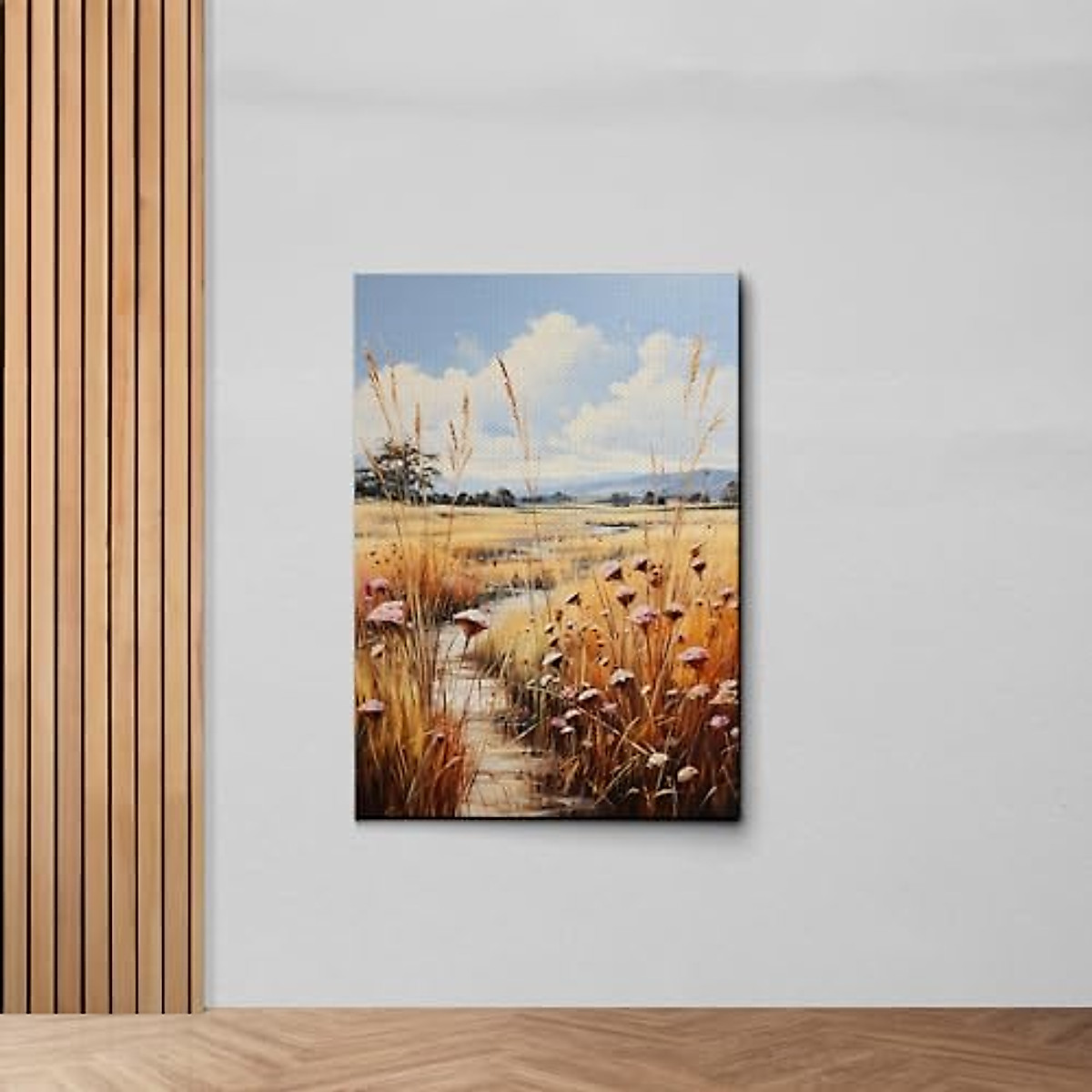 Samsung Frame TV Art Wildflower Field, Flower Meadow, Vintage print, print print, Wall Art, Art Print