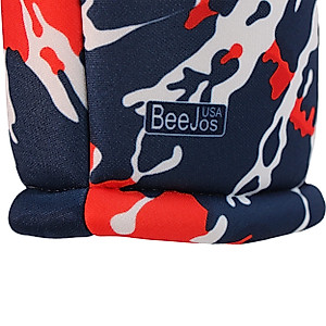 Tie Dye Collection Golf Club Headcovers 3 Separate Sizes Driver Fairway Hybrid All Sold Separately Handmade in USA by BeeJos (Blue/Red, Fairway)