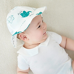 pureborn Baby Hat Newborns Boys Girls Spring Summer Sun Hats Bucket Breathable Cotton Elephant 0-3 Months