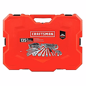 CRAFTSMAN Mechanics Tool Set, SAE / Metric, 135-Piece (CMMT12024)