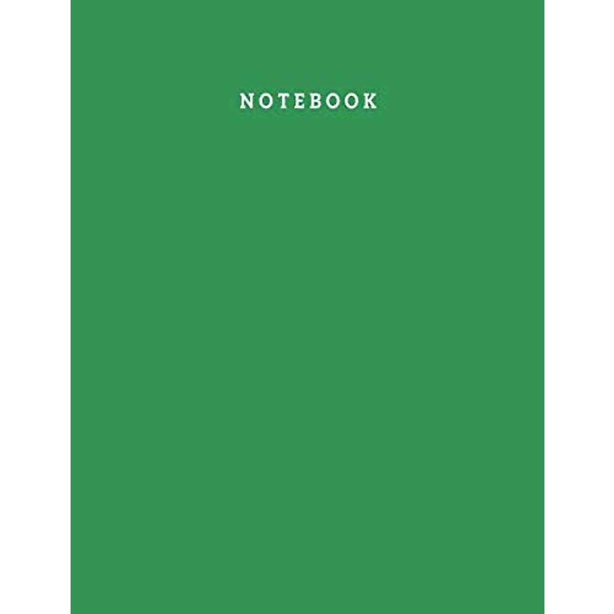 Notebook: Blank Page Notebook Without Lines, Unlined Journal for Girls - 100 Pages 8.5x11 Inch Large Unruled Notebook Journal, Blank Notebook With No ... and White Paper Notebook With Blank Pages