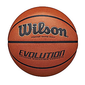 WILSON Men's Evolution Basketball EMEA, Brown, 7