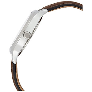 Timex Men's T40051 Expedition Metal Field Brown/Olive Leather Strap Watch