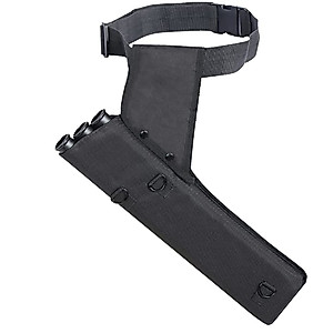 TOPARCHERY Arrow Quiver Hip Quiver for Arrows - 3 Tube Adjustable Archery Back Quiver Arrow Holder for Arrows