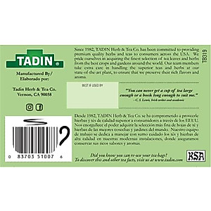 Tadin Aloe Vera Cactus Herbal Tea, Caffeine Free, 24 Tea Bag Per Box, Pack of 6 Boxes Total