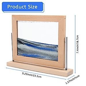 Coitak Moving Sand Art Picture, Dynamic Sand Picture, Desktop Moving Sand Art for Home Decor and Office