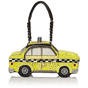 Mary Frances Women's Taxi Clutch Shoulder Handbag, Yellow, One Size
