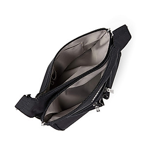 Baggallini womens Over Crossbody Cross Body Handbag, Black/Sand, One Size US