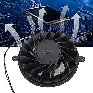125 PS3 Cooling Fan,Precise cuts,interfaces,Excellent Performance,Powerful Functions,for PS3 KSB1012HE Built-in Fan Replacement for Playstation Turbo Cooler with Screwdriver