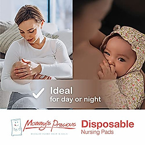 Mommy's Precious Disposable Cotton Nursing Pads 132 Packs for Pregnant Breastfeeding lactating Nursing Moms Breast Milk Pads