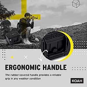 Knox Gear Koah Weatherproof Hard Case with Customizable Foam (10 x 9 x 7 Inch)