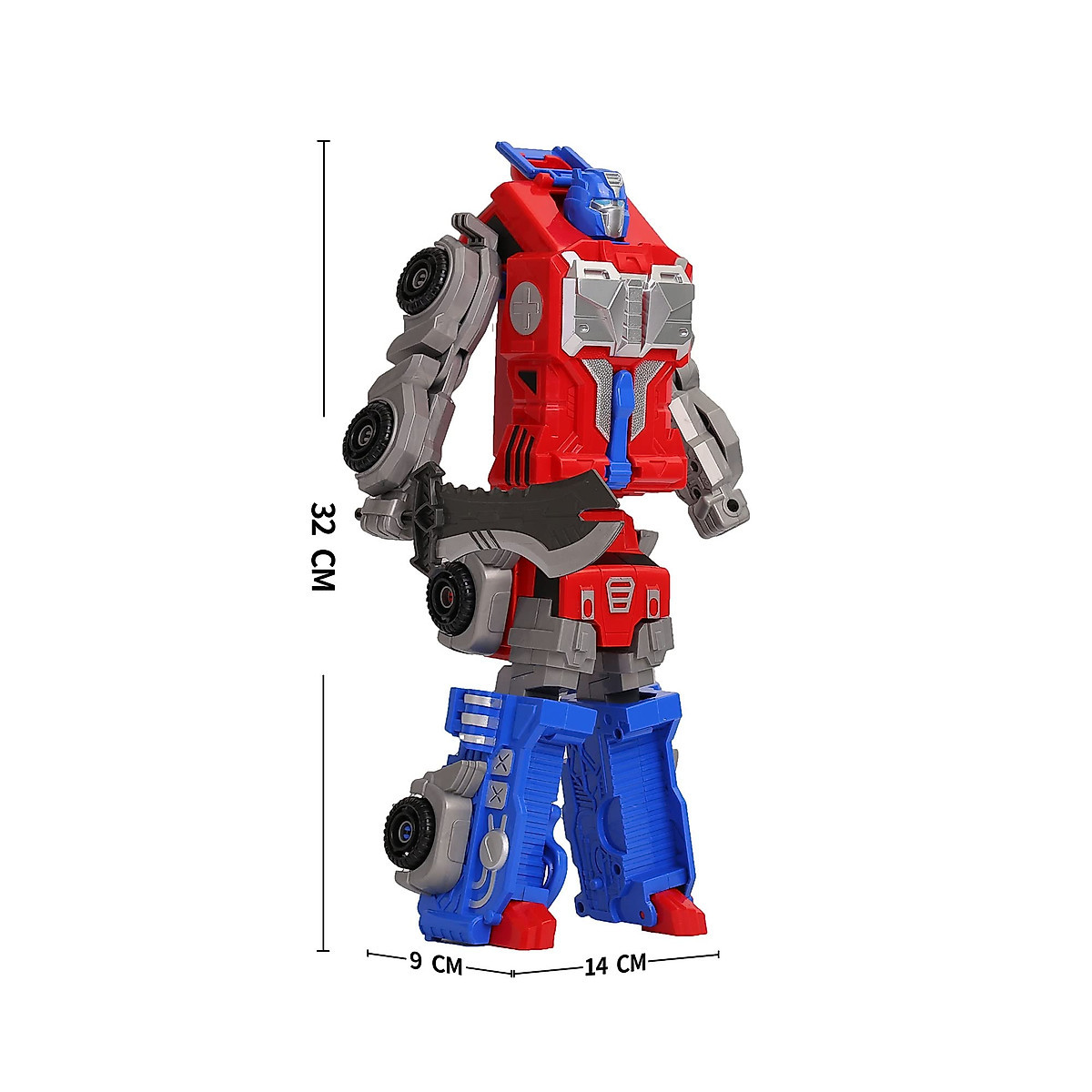 MIEBELY Transforming Toddler Robot Toys for 3 4 5 6 7 8 Year Old Boys – Lion Kids Magnetic STEM Action Figure, All in One Design Transforms in Vehicle, Animal, Robot, Kids Gifts for Birthday Christmas