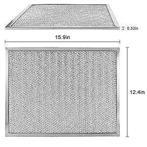 Fits for 203368 Honey-Well Electronic Air Cleaner for 16" x 12.5" Post Filter F300E F50F Series from AMI PARTS - 2 Pack