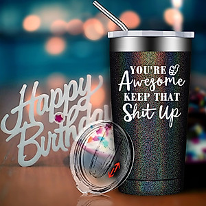 BIRGILT Thank You Gifts, Inspirational Gifts for Women - Funny Birthday, Graduation, Mothers Day, Congratulations, Encouragement Gifts for Women, Coworker, Friend, Mom, Sister, Daughter- 20oz Tumbler