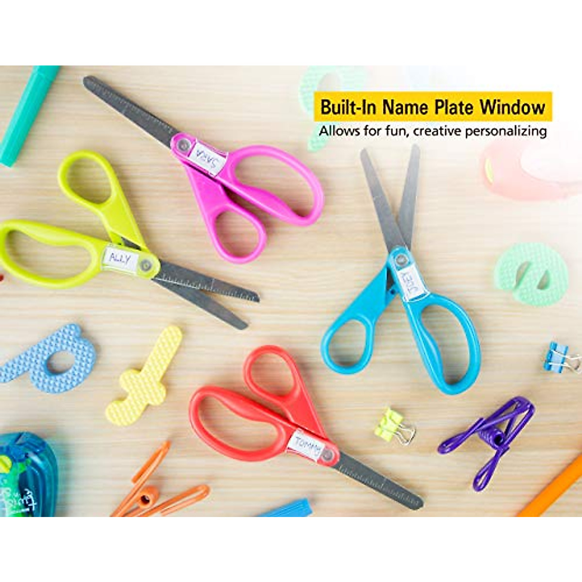 Stanley Guppy 5-Inch Blunt Tip Kids Scissors, Orange (SCI5BT-ORG)